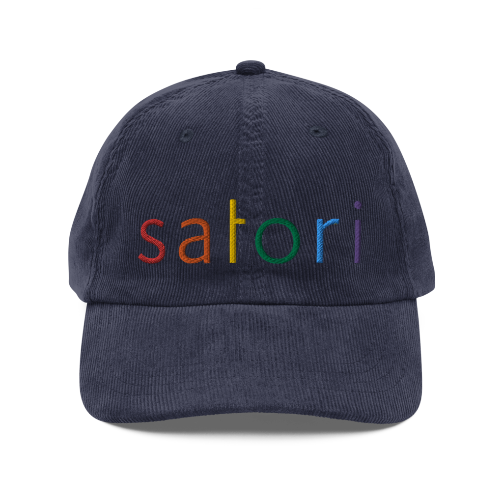 Satori Embroidered Logo Vintage corduroy cap - Satori Cellars